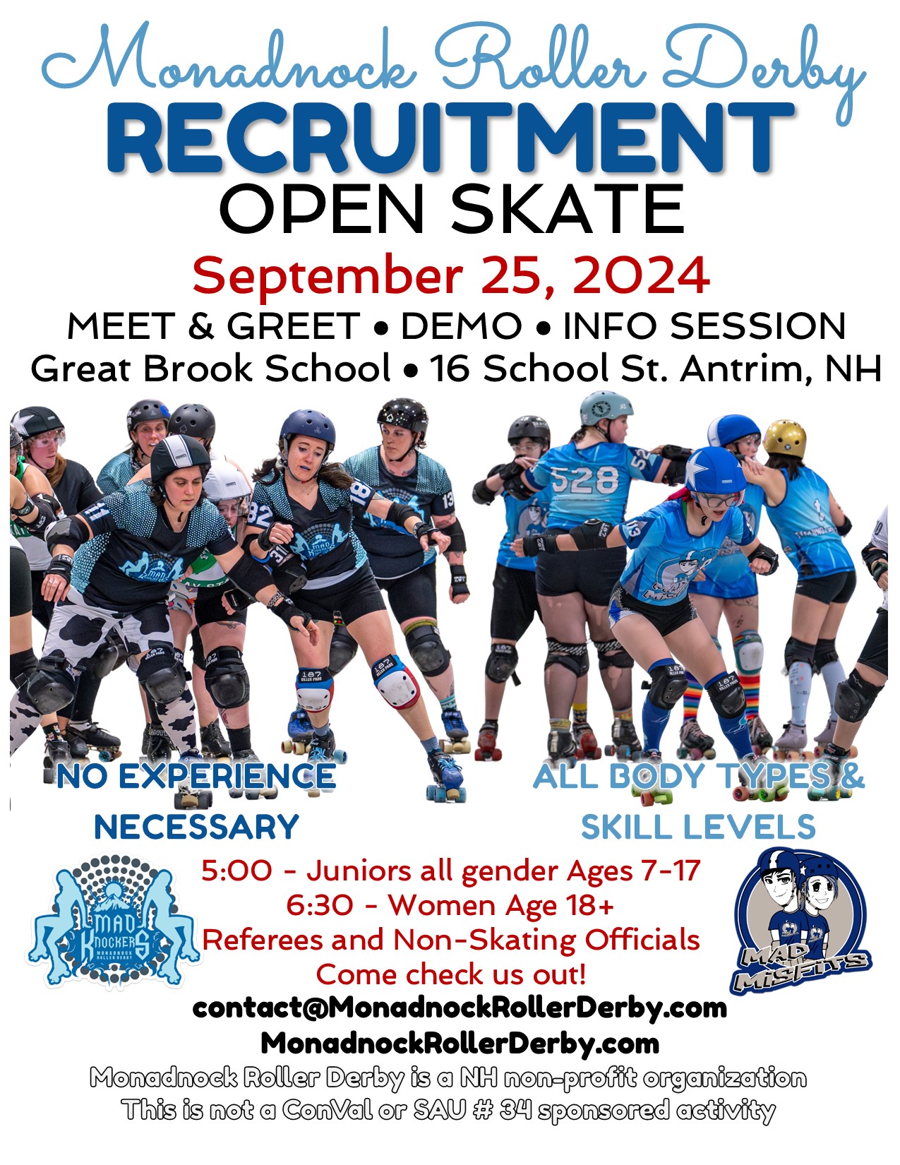 Recruitment Night 2024 – Monadnock Roller Derby